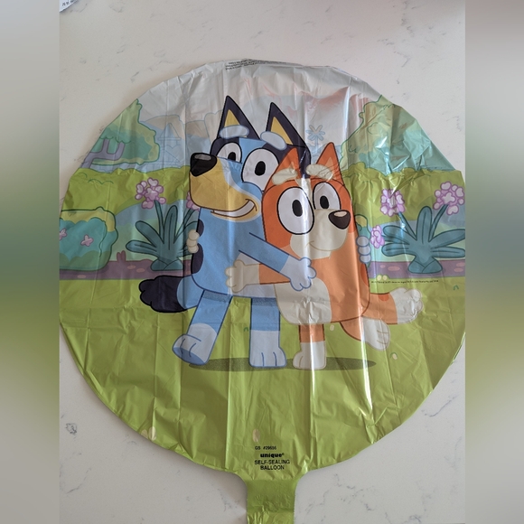 Party Supplies | Bluey Backdrop With Balloons | Poshmark